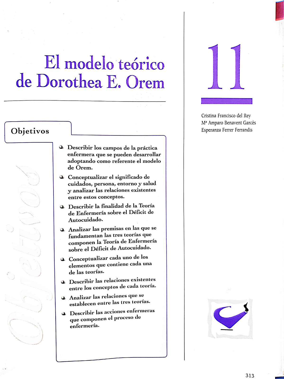 Modelo Teórico DE OREM - Enfermería fundamental - Studocu