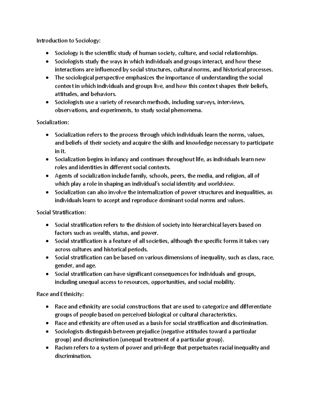 Socio - Introduction to Sociology: Sociology is the scientific study of ...