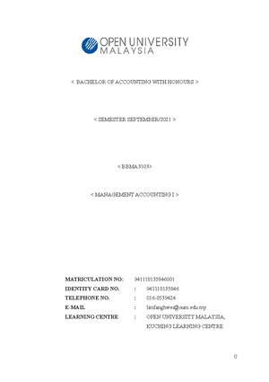 RISE, Application Form - management accounting - OUM - Studocu