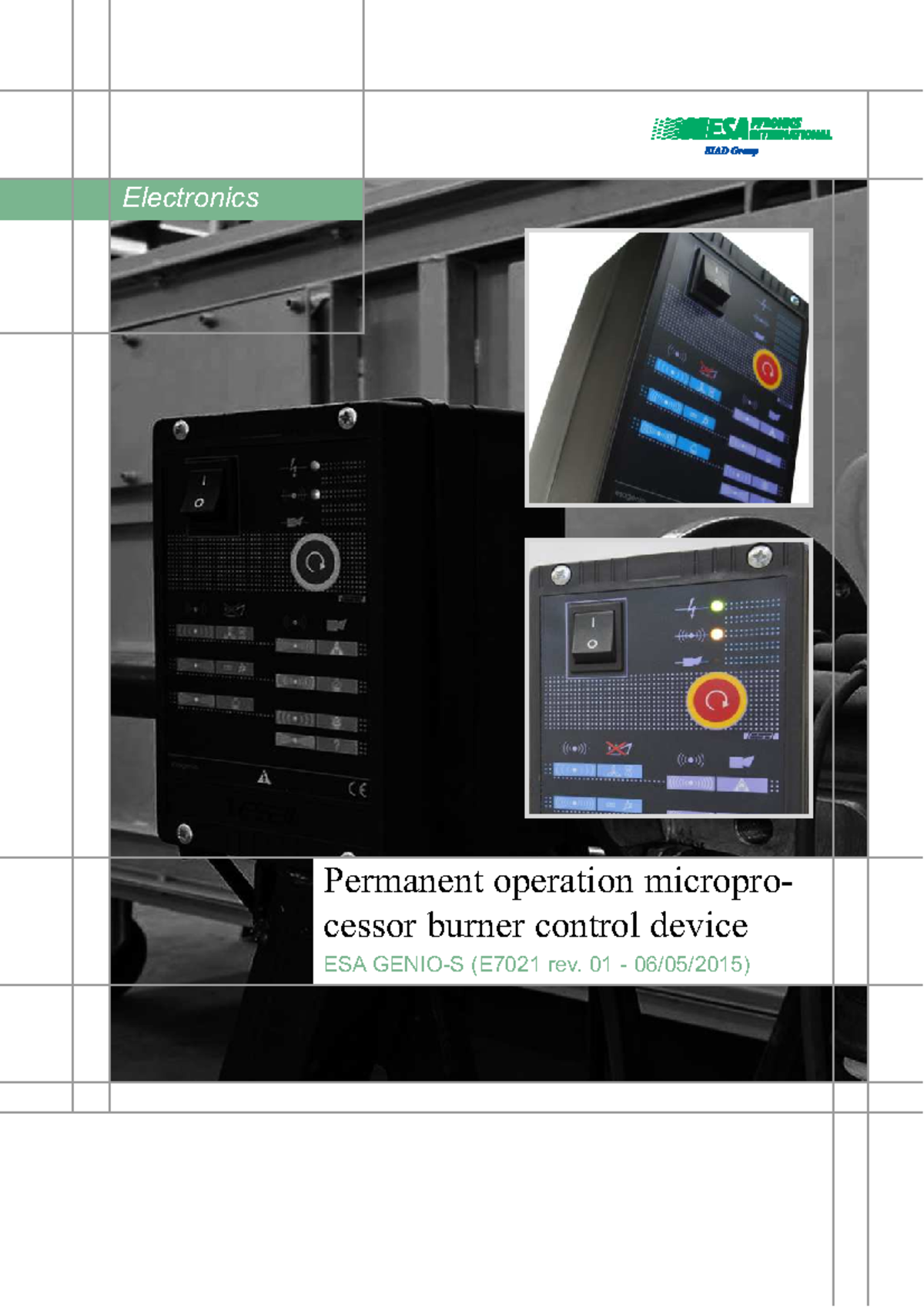 E7021E - Electronics Permanent operation micropro- cessor burner ...