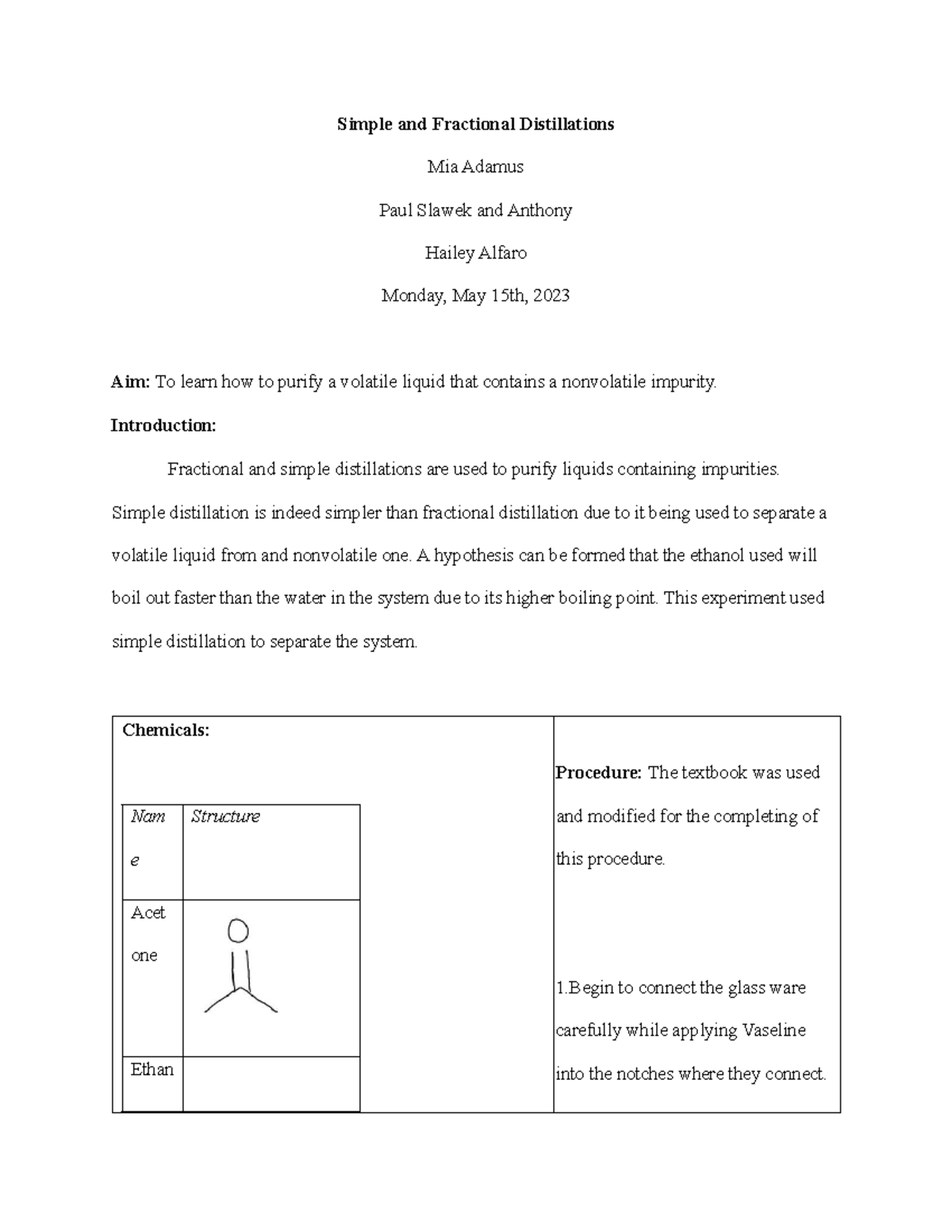 Simple and Fractional Distillation - Introduction: Fractional and ...