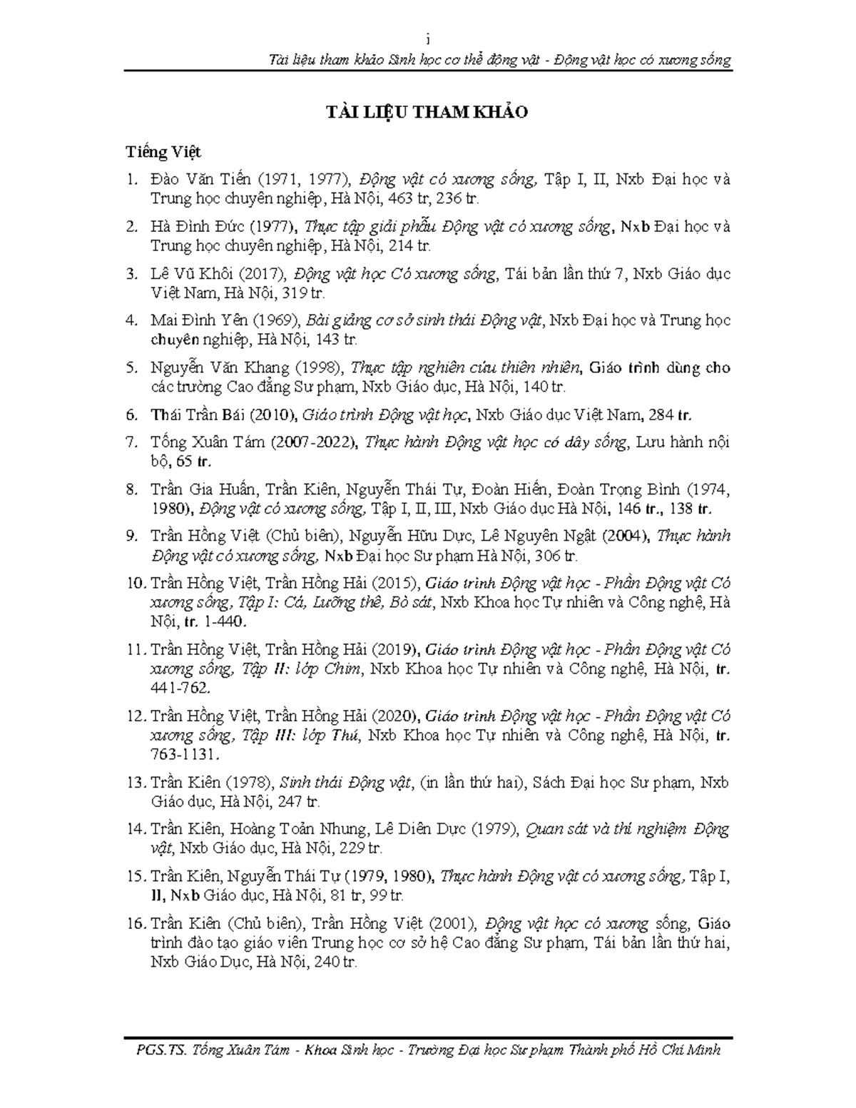 6. Tai lieu tham khao Shctdv - Dvcxs - Tài liệu tham khảo Sinh học cơ ...