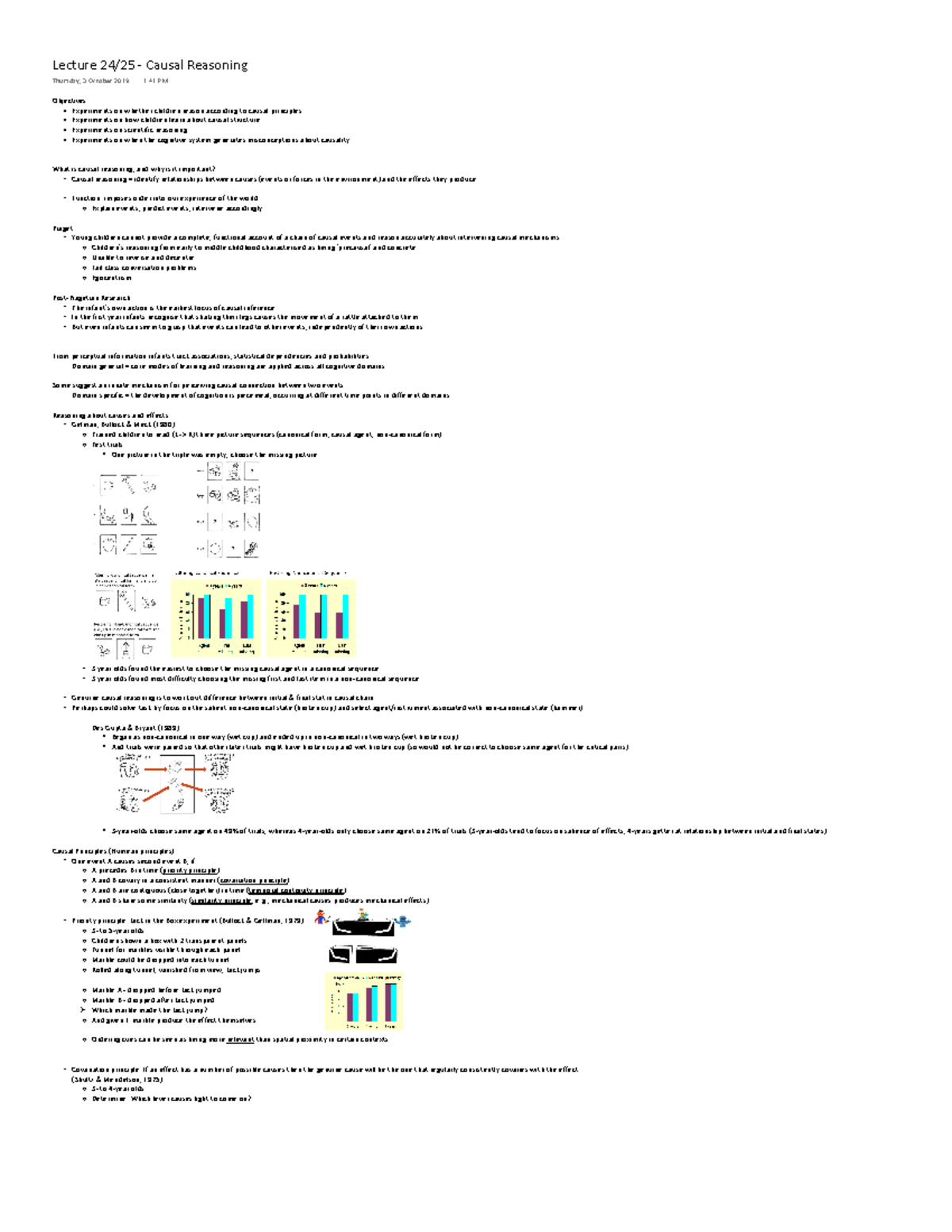 PSYC324 Lecture 24-25 - Causal Reasoning - Warning: TT: undefined ...