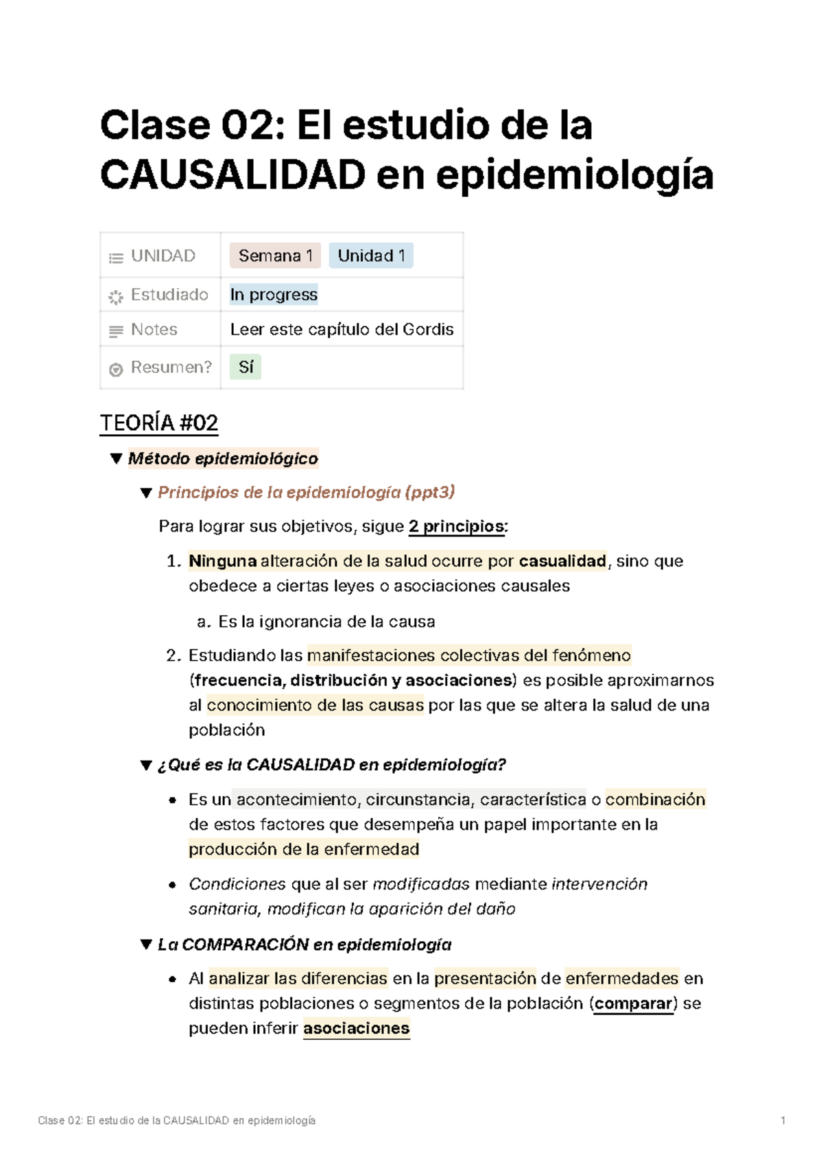 Clase 02 El estudio de la Causalidad en epidemiolo ...