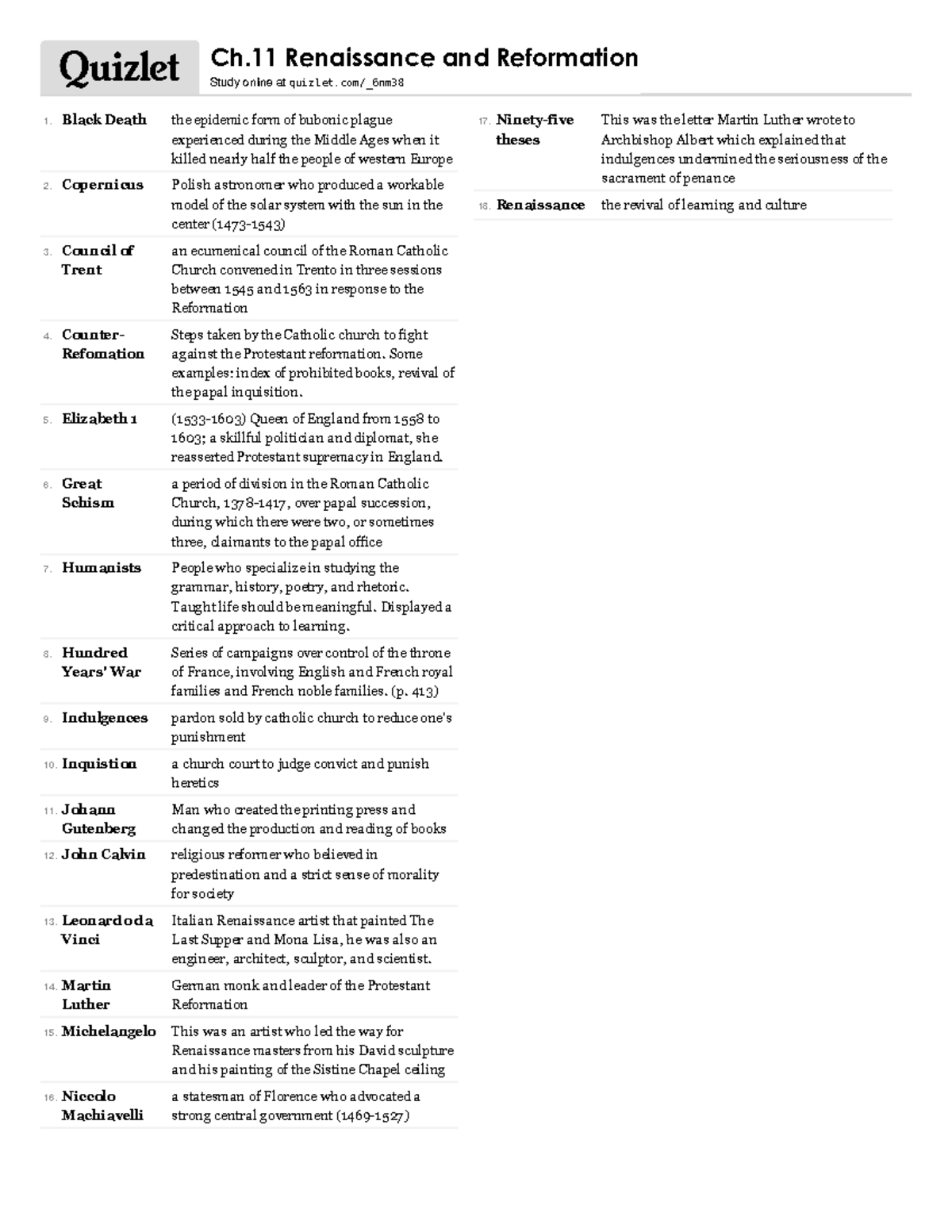 Ren and Ref Words - Black Death the epidemic form of bubonic plague ...