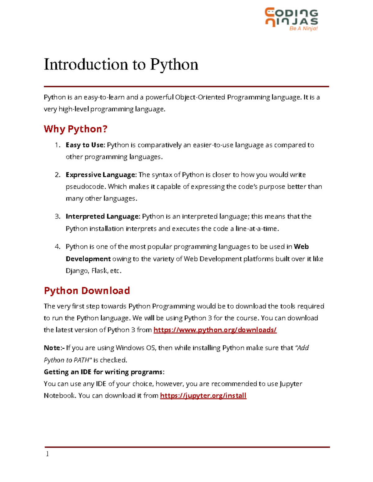 Introduction to python for machine leaning basics - Introduction to ...