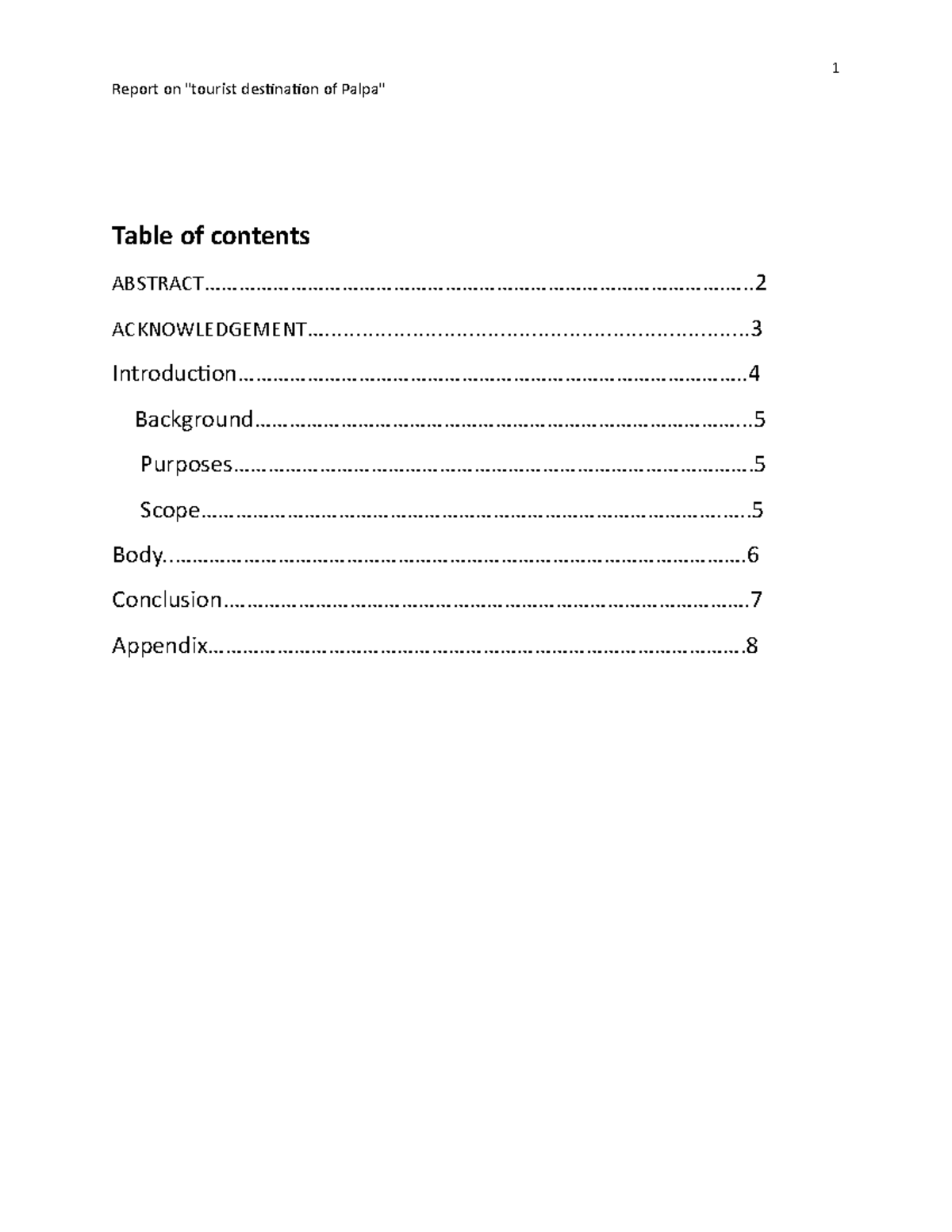 Report sushma.docx 2 - For needful - Report on "tourist destination of Palpa" - Studocu