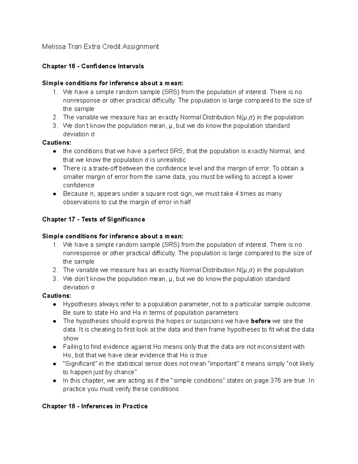 MTH 111 - Extra Credit - Melissa Tran Extra Credit Assignment Chapter ...