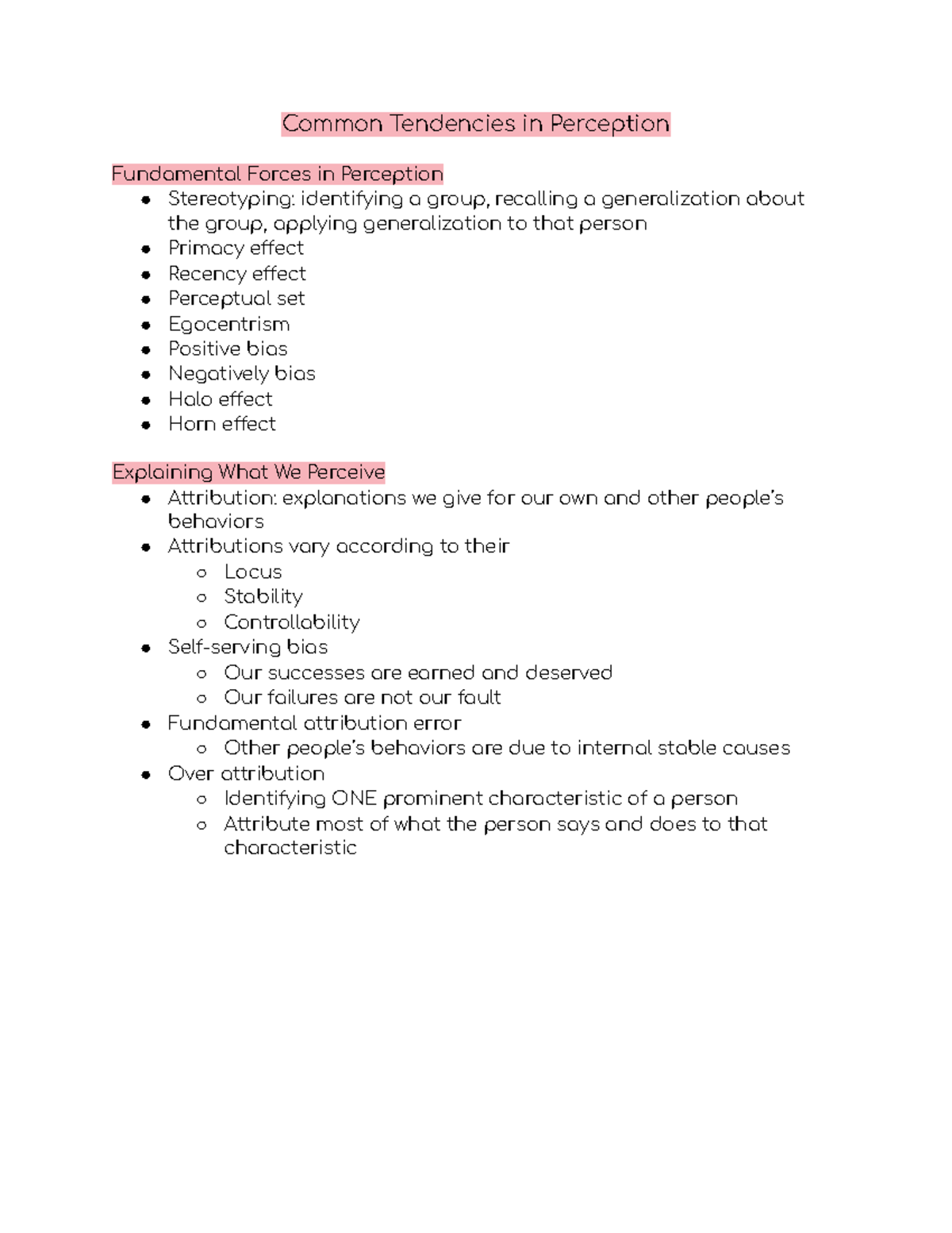 Common Tendencies in Perception - Common Tendencies in Perception ...