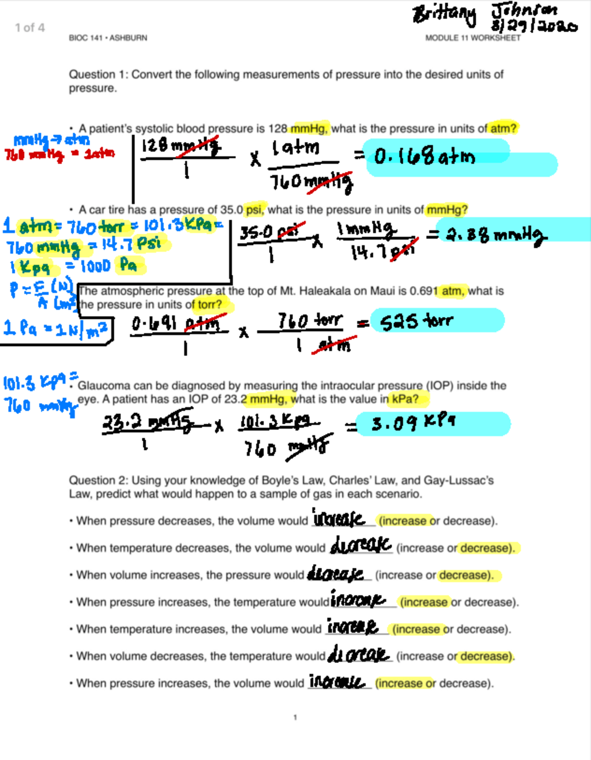 Module 11 Homework - Assignments - Brittany Johnson 3/29 ...