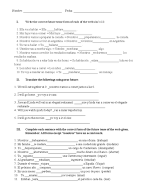Module 6 homework 6 - Tarea - UNIT 9 GRAMMAR Name: - Studocu