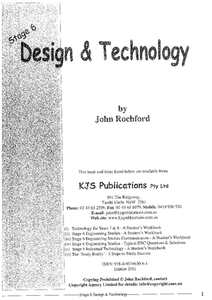 Design and Technology Assessment Task 3 - The signature craft has ...