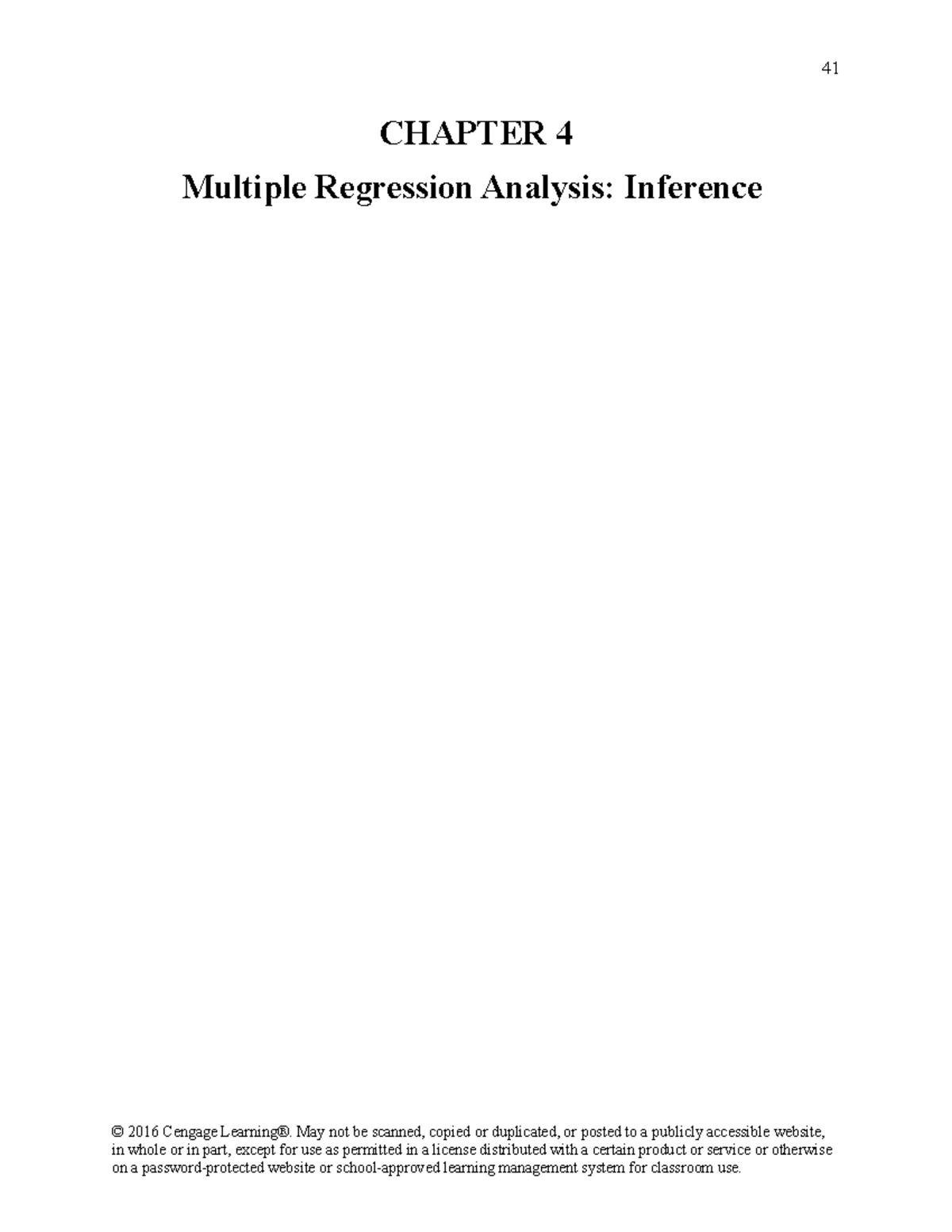 Wooldridge 7e Ch04 SM - in class exercise - CHAPTER 4 Multiple Regression Analysis: Inference ...