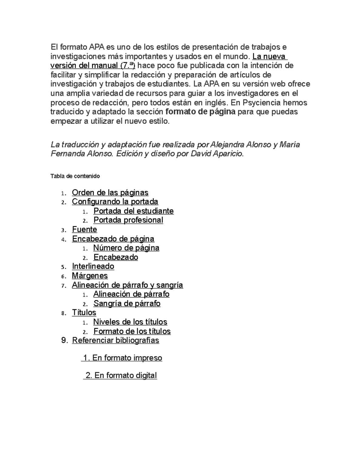 Guia formato APA - El formato APA es uno de los estilos de presentación ...