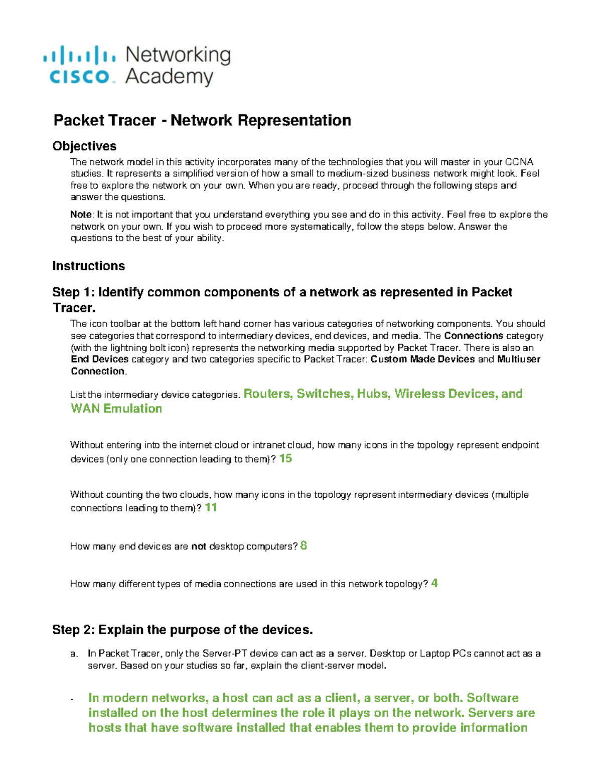 Diomel Pascual -1.5.7 packet tracer - Packet Tracer - Network ...