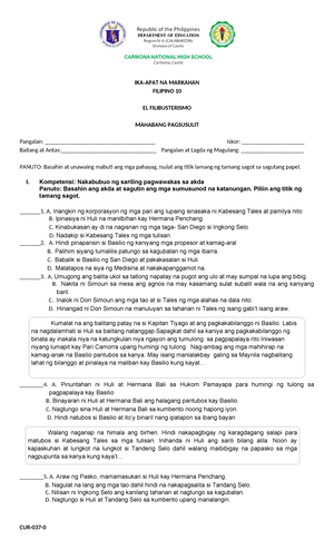 Pagsusuri-NG-DULA - Komunikasyon sa Akademikong Filipino - PORMAT SA ...