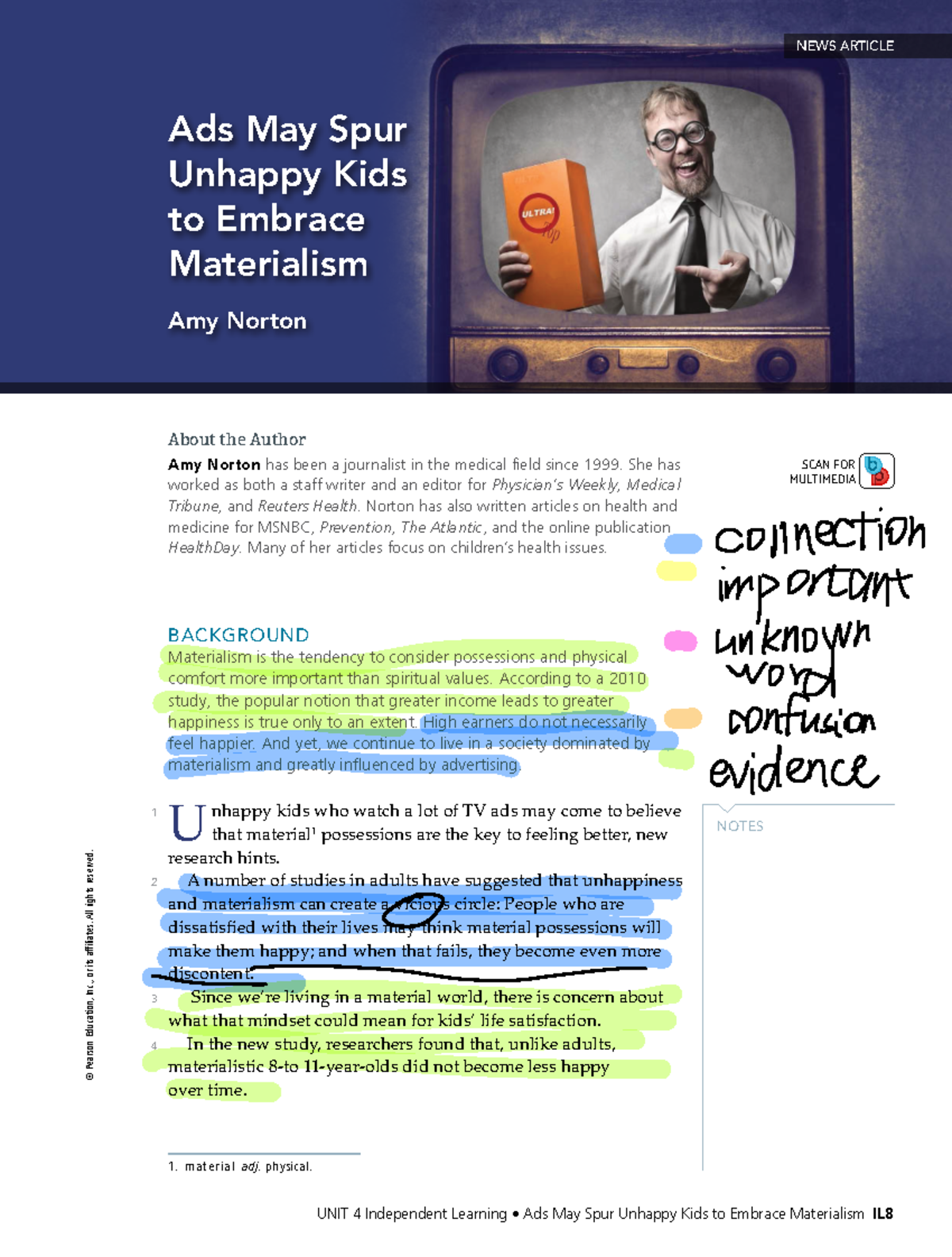 Ads May Spur Reading - Adsa - SCAN FOR MULTIMEDIA NEWS ARTICLE ...