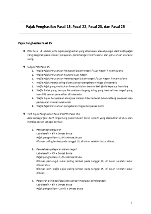 Menghitung PPH Pasal 21 Bulanan Tahun 2017 - Advance Accounting - Studocu