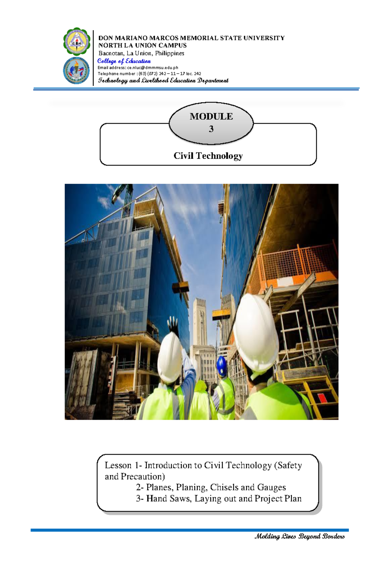 Module 3 AND 4 TLE Learning Module - DON MARIANO MARCOS MEMORIAL STATE ...