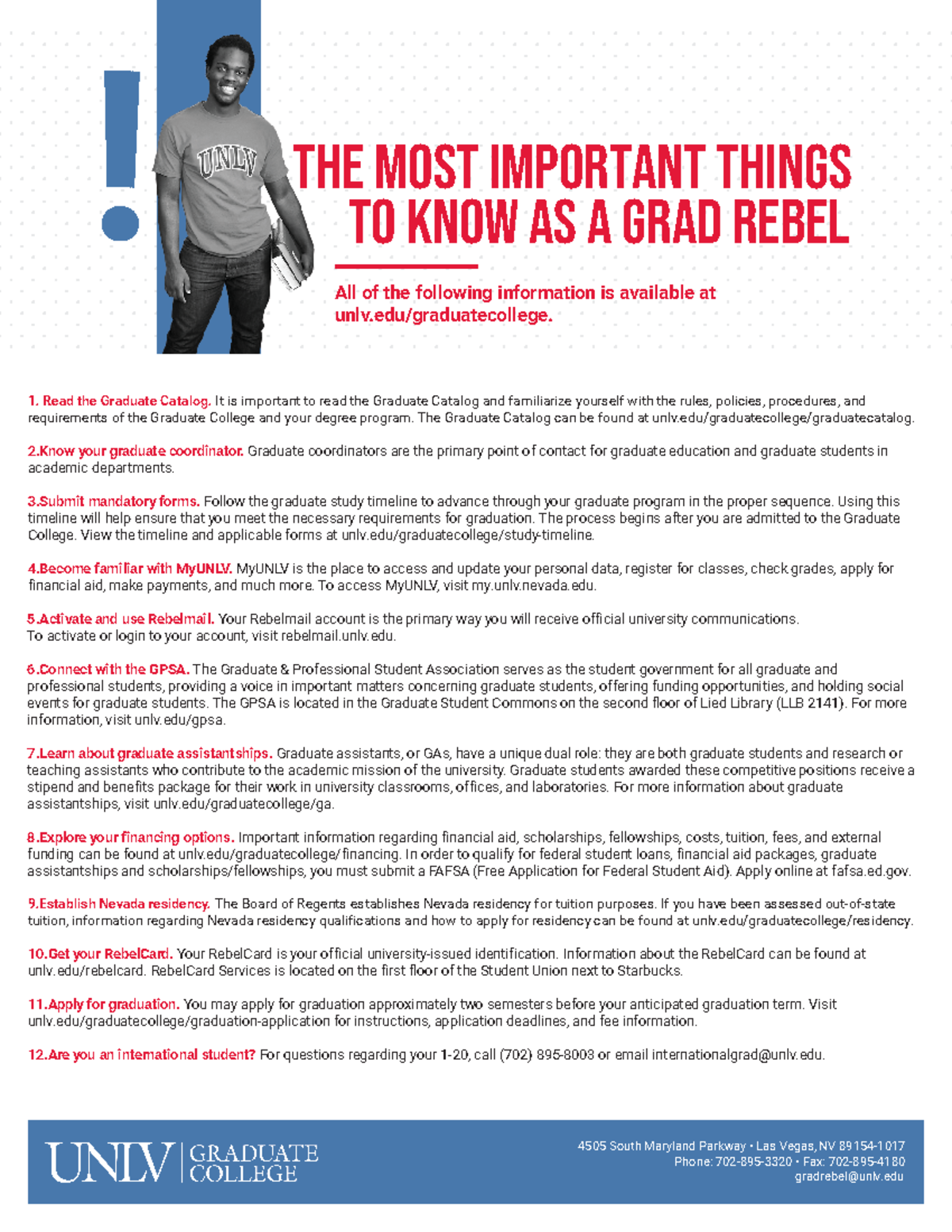 Graduate College-Important Tips Grad Rebel - ! The Most Important ...