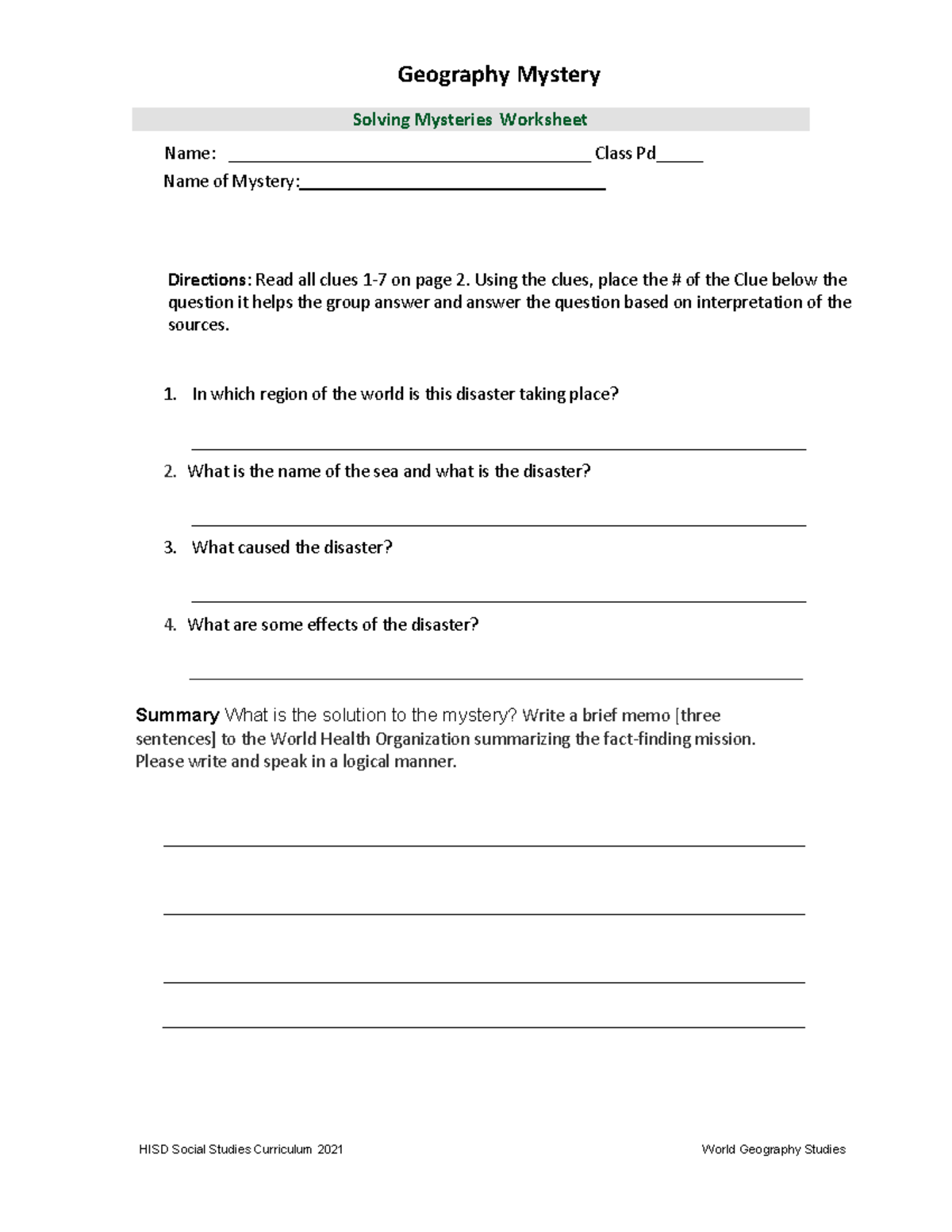 Annotated-WGS Geography Mystery 10.16-10 - Name ...