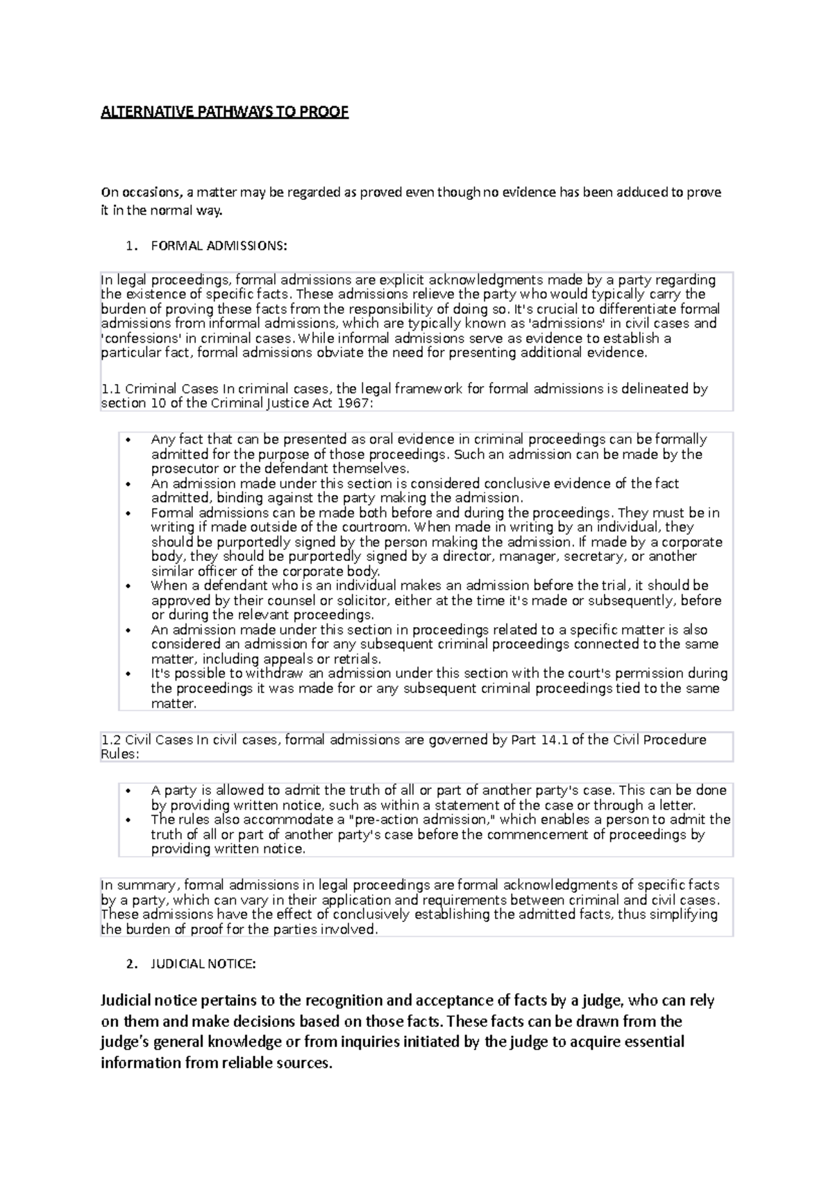 L2- Alternative Pathways TO Proof - ALTERNATIVE PATHWAYS TO PROOF On ...