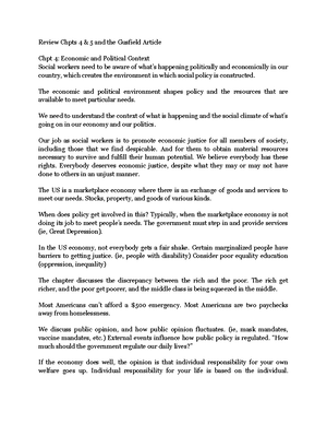 SOWK 777 Notes pt 2 - Social Work Practice - Core Principles of ...