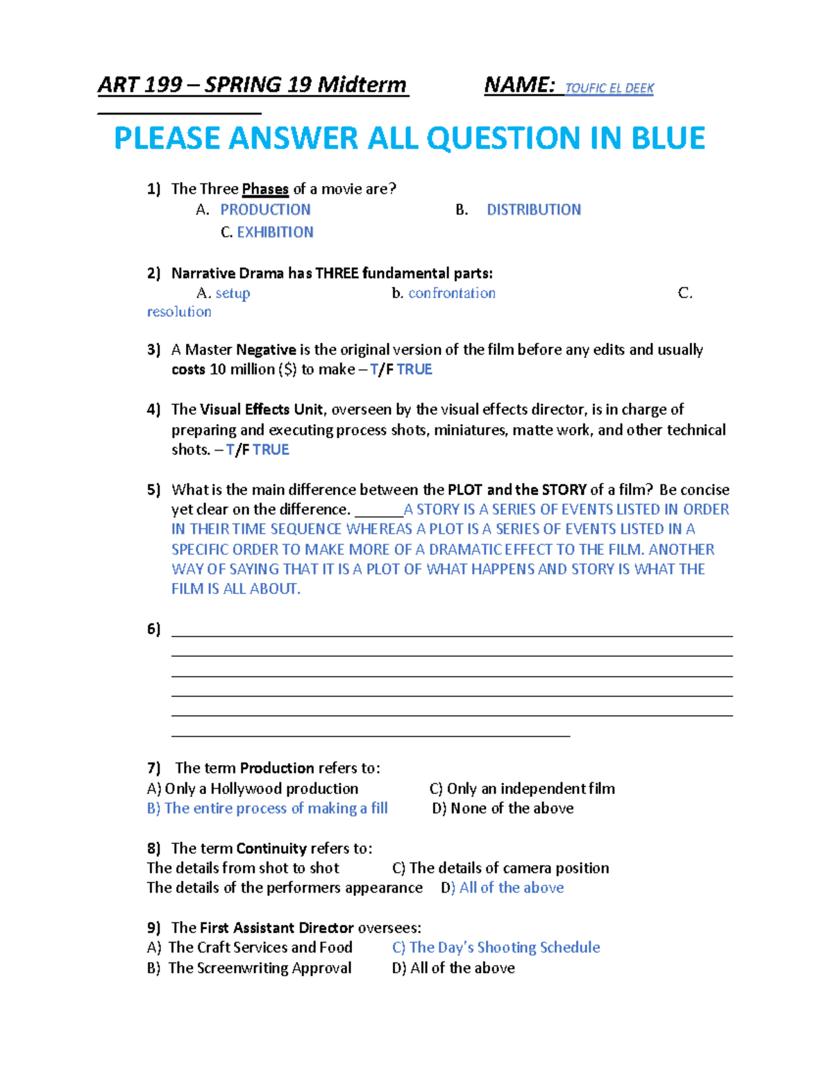 Art 199 Midterm Fall 19 Warning Tt Undefined Function 32 Warning Tt Undefined Function