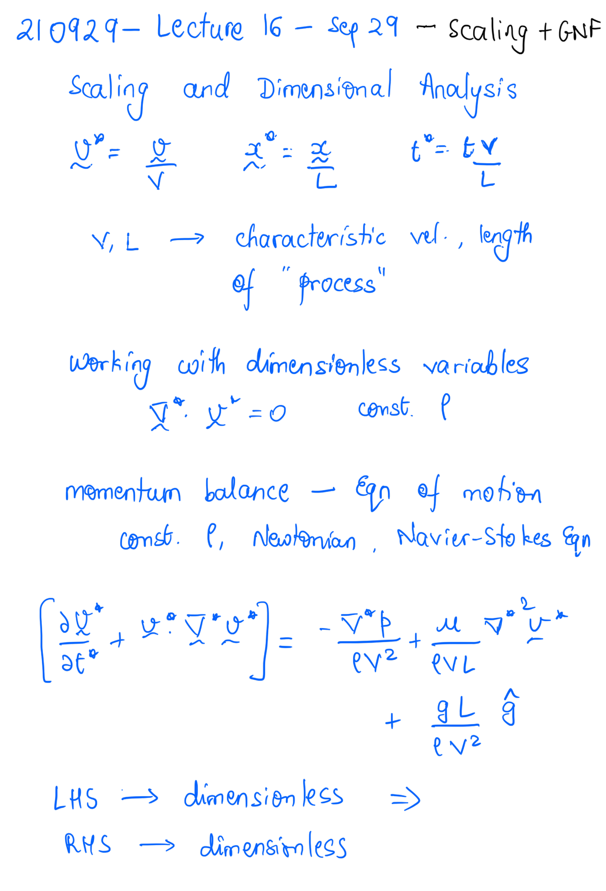 210929 - Lecture 16 - Sep 29 - Scaling+GNF - Introduction to Transport ...