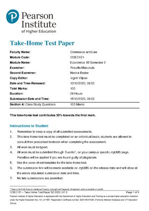 Economics Paper 2 - Grade 12 Essays - Grade 12 – Economics (Paper 2 ...