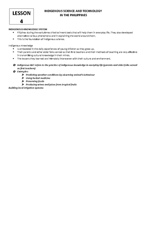 Chapter 1 Lesson 2 Nation Building - Chapter I LESSON 2 SCIENCE ...