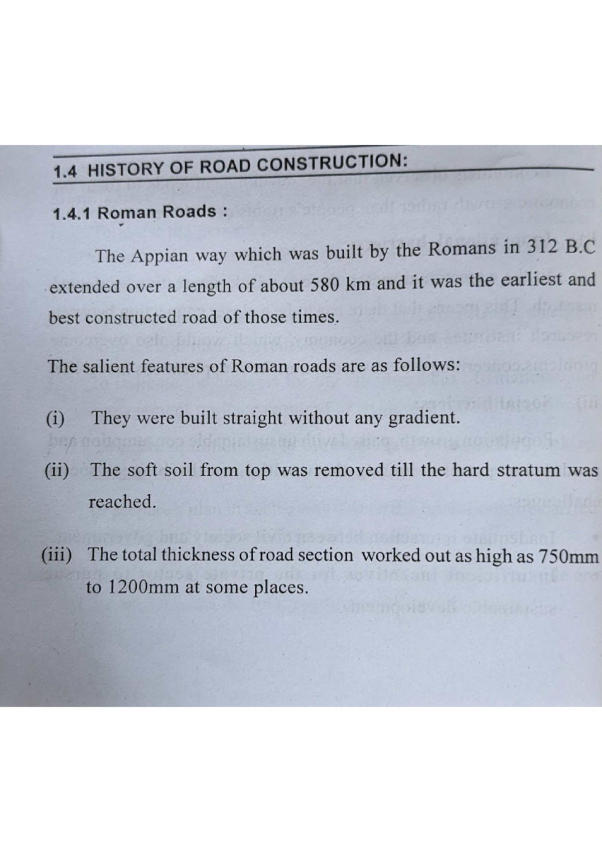 History of road construction - Civil Engineering - Studocu