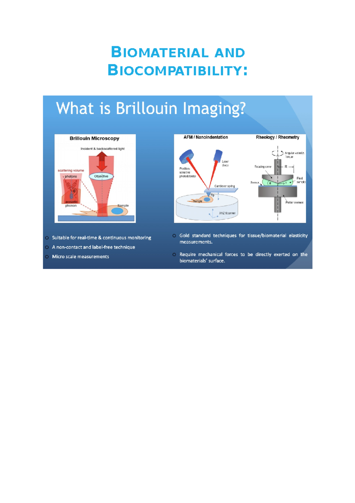 Biomaterial and Biocompatibility - BIOMATERIAL AND BIOCOMPATIBILITY ...