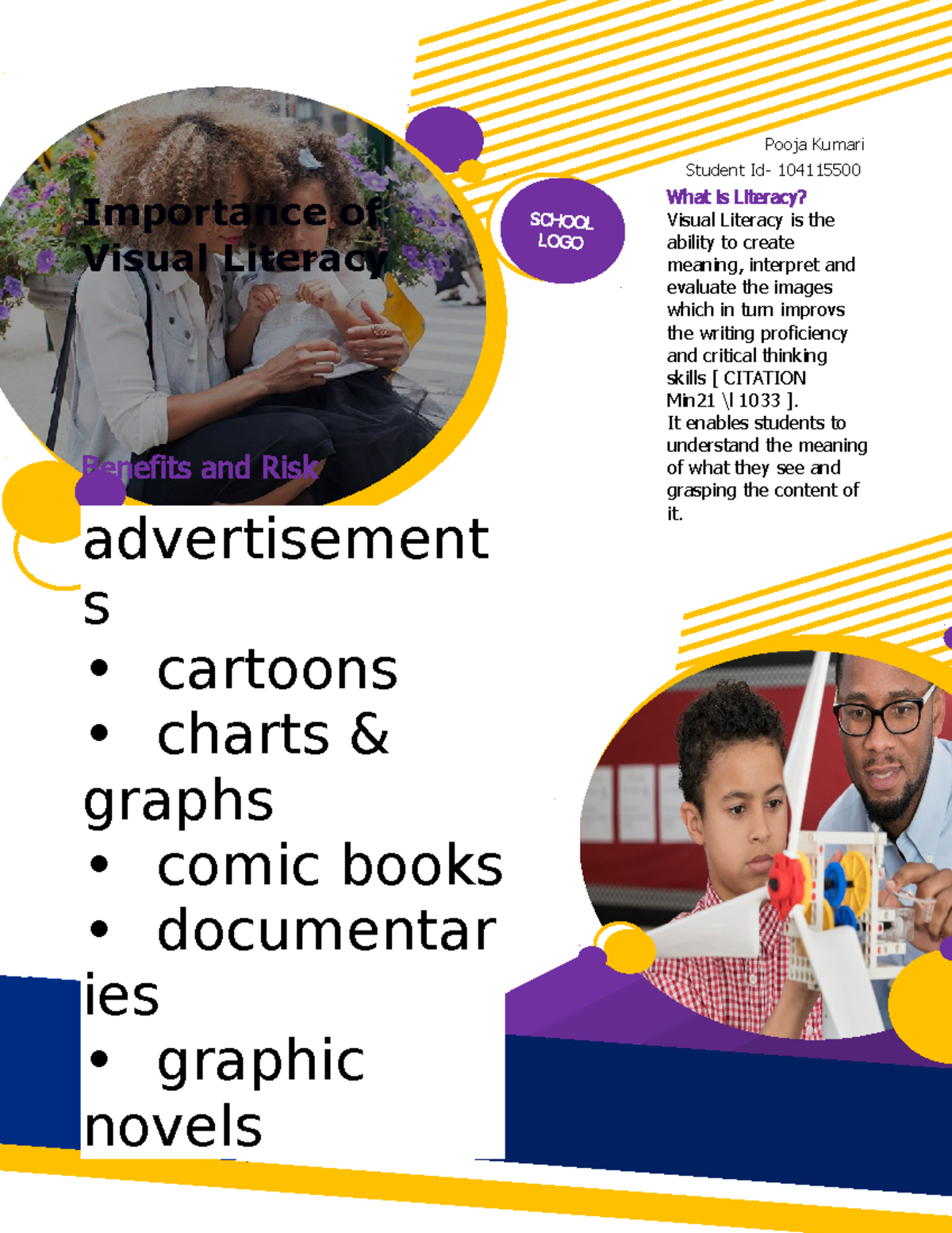 Assignment 4 Visual Literacy - PARENT TEACHERS ASSOCIATION 20XX SCHOOL ...