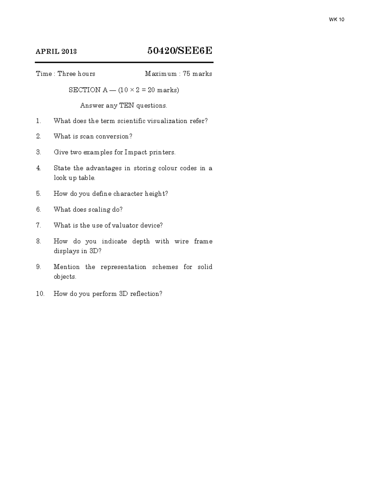 APR-2013 See6e - CG questions with answers - WK 10 - Studocu