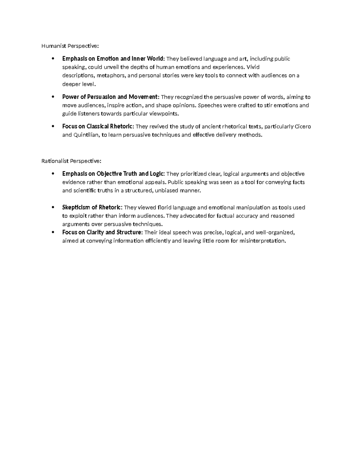 Humanist Perspective - Humanist Perspective: Emphasis on Emotion and ...