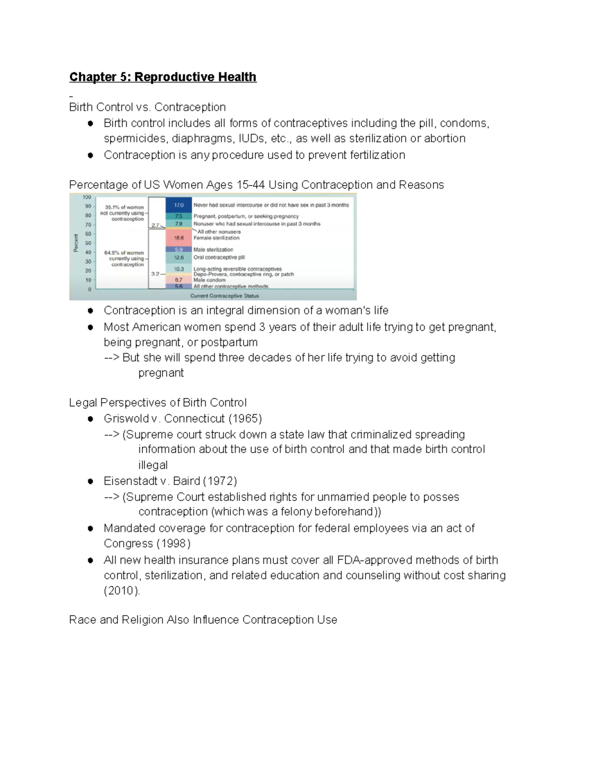 Untitled document - Lecture Notes: Reproductive Health - Chapter 5 ...