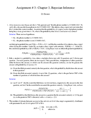 Section 4 homework P1 Classical Point Estimation and MLE - Assignment # 4, Part 1: Chapter 4 ...