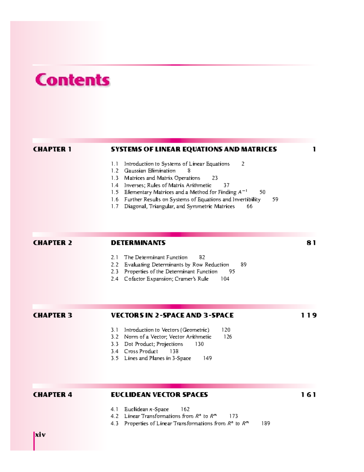 Matrics - notes - CHAPTER 1 SYSTEMS OF LINEAR EQUATIONS AND MATRICES 1 ...