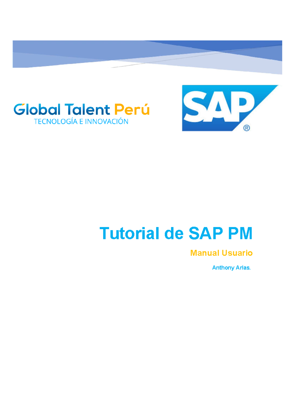 DESCRIPCION Y UTILIZACION SAP PM PARA MANTENIMIENTO - Tutorial de SAP ...