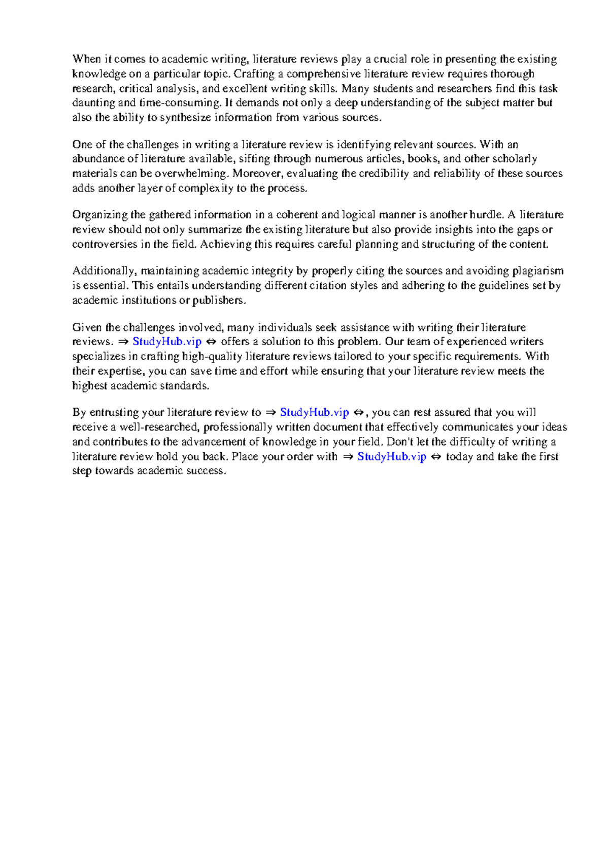 Literature Review Fonts - When it comes to academic writing, literature ...