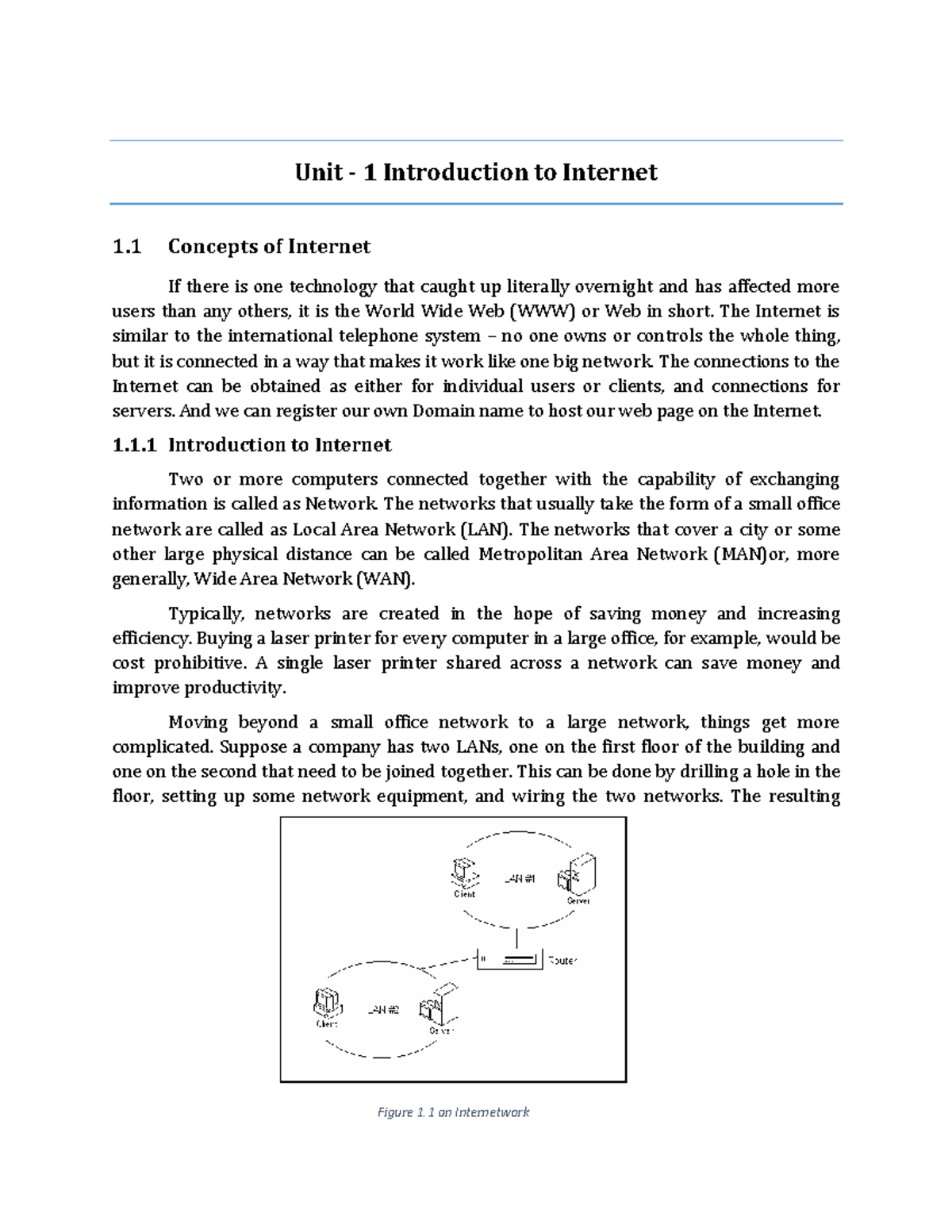 IIH UNIT 1 - Easy and simple to learning for exams - Unit - 1 ...