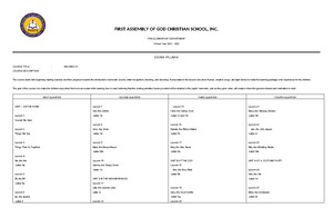 School Learning Action CELL matrix - Republic of the Philippines Region ...