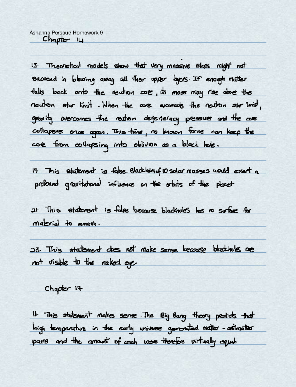 homework #9 compressed - PHYS 1070 - Ashanna Persaud Homework - Studocu