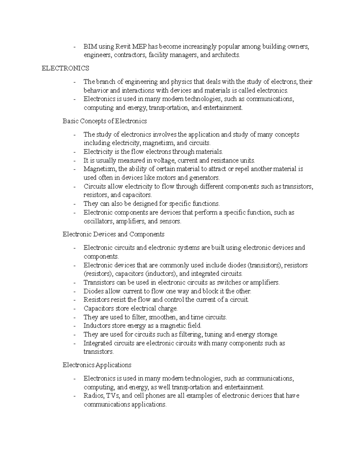 ENT 104 Notes 12 - Mathematical modeling of circuits, circuit ...