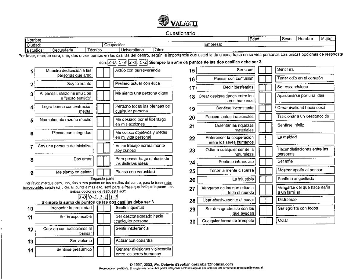 Prueba valanti - investigacion III - Studocu