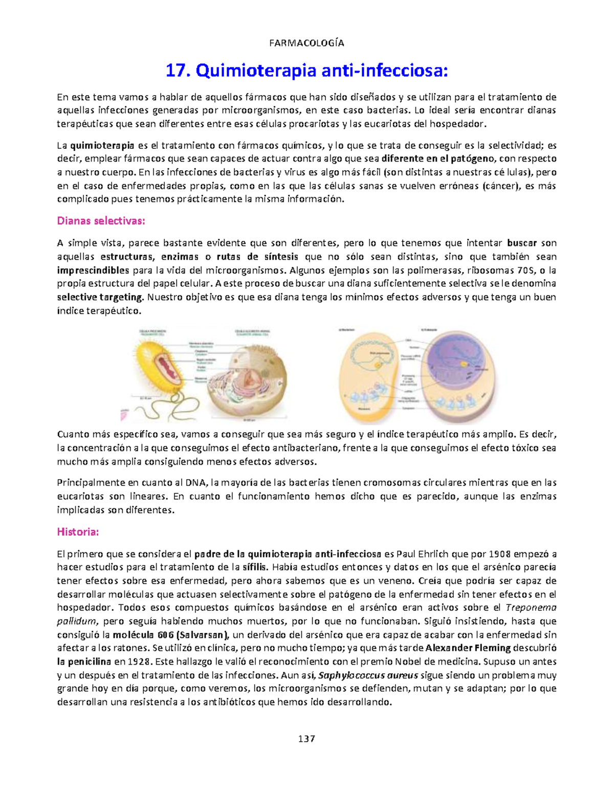 17. Quimioterapia anti-infecciosa - Warning: TT: undefined function: 32 Warning: TT: undefined ...