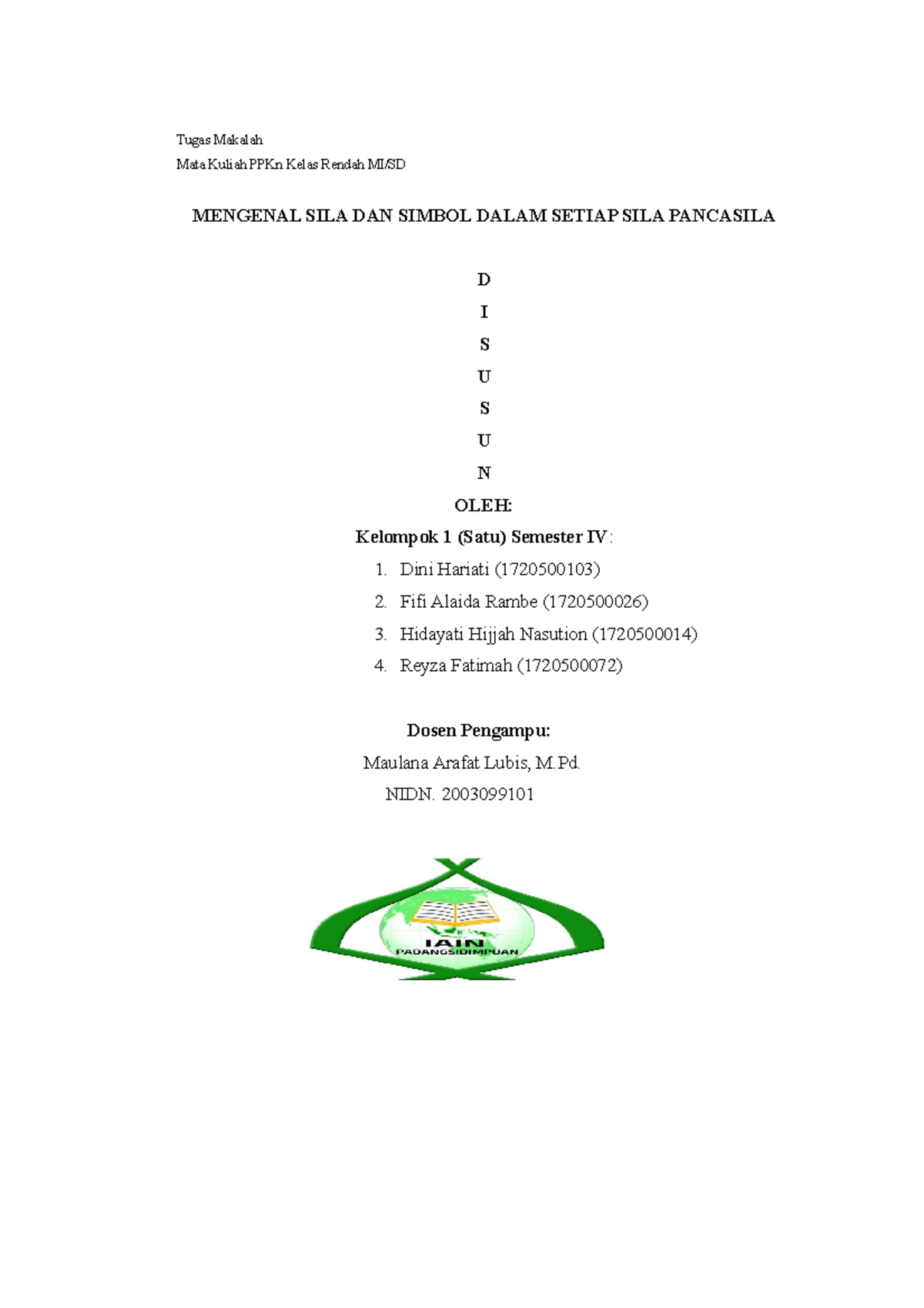 Mengenal SILA DAN Simbol Dalam Setiap SILA Pancasila - Tugas Makalah ...