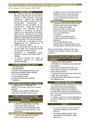 Booklet 3 The Vaccines DOH - COMMUNITY & PUBLIC HEALTH - OLFU - Studocu