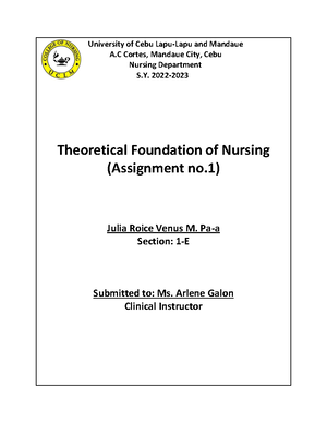 Care of the Older Adults- finals - Care of the Older Adults Age ...